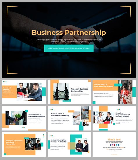 Business Partnership PowerPoint And Google Slides Templates