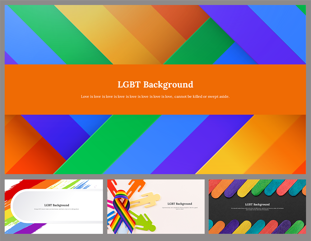 LGBT Background PowerPoint and Google Slides Templates