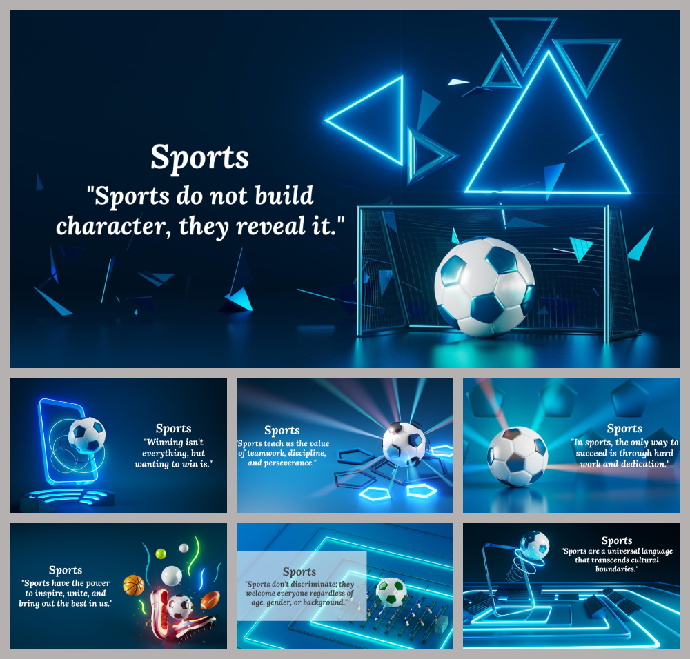 Sports Theme Background PowerPoint And Google Slides Themes