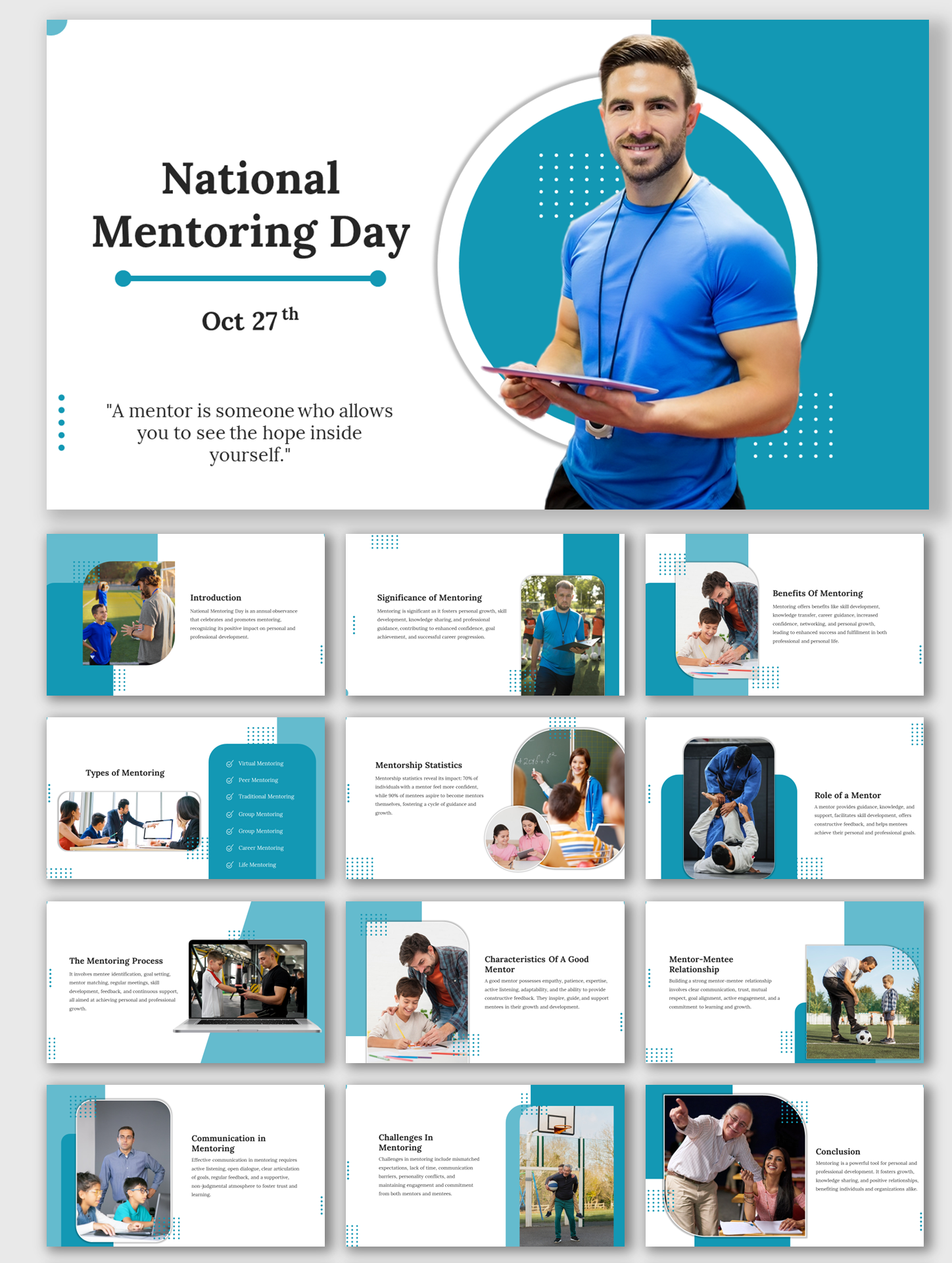 Buy Now! National Mentoring Day PPT And Google Slides Themes