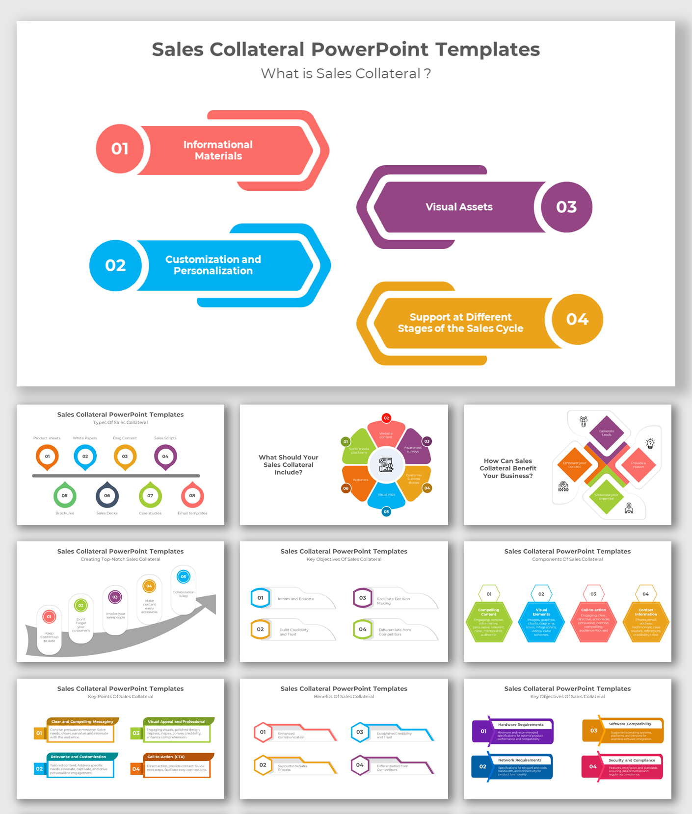 Download Sales Collateral PowerPoint And Google Slides