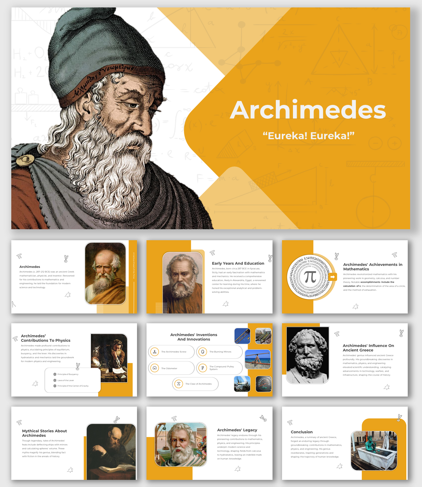 Download The Archimedes PPT Presentation And Google Slides