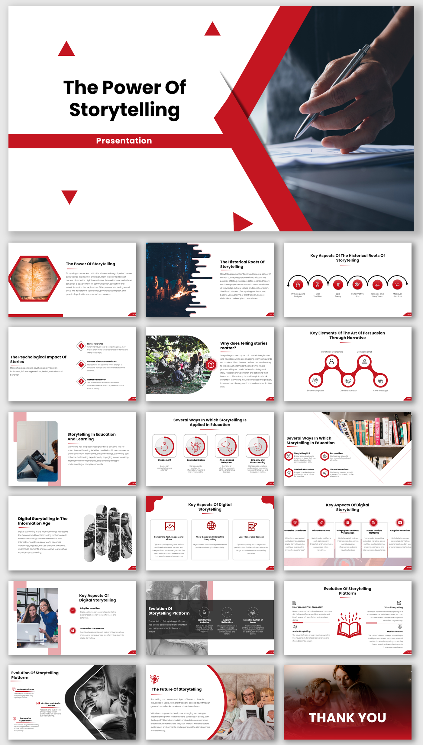 Innovative The Power Of Storystelling PPT And Google Slides