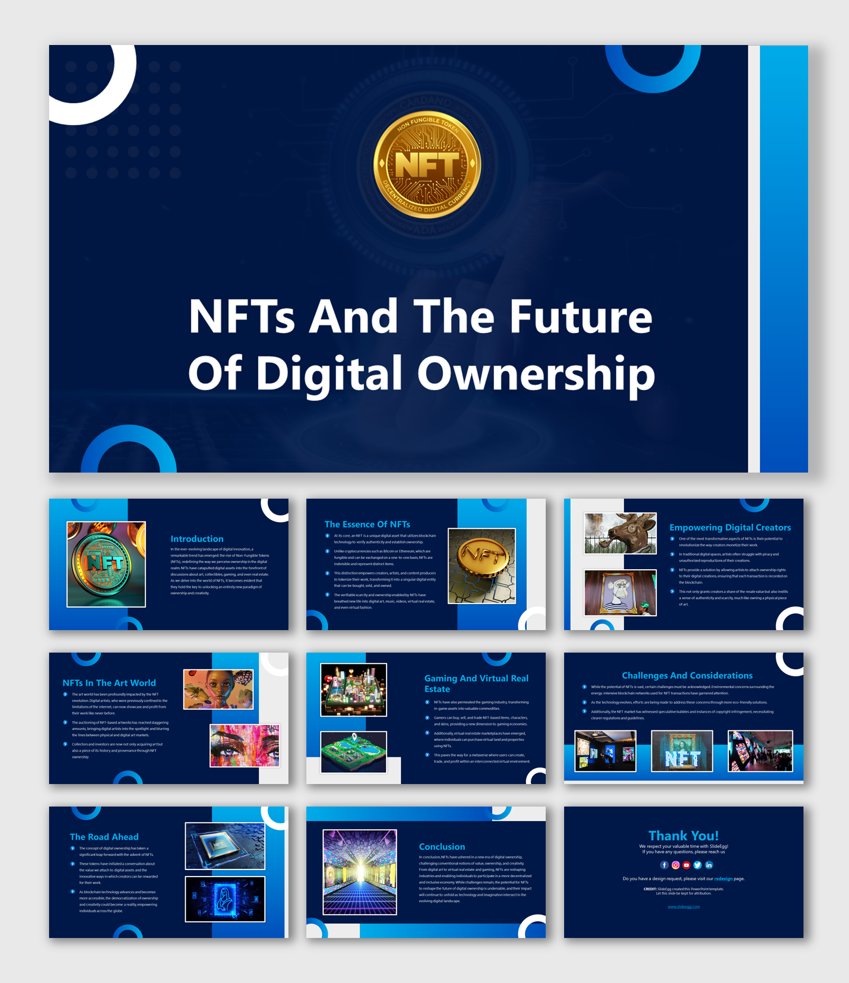 Explore NFTs And The Future Of Digital Ownership PPT