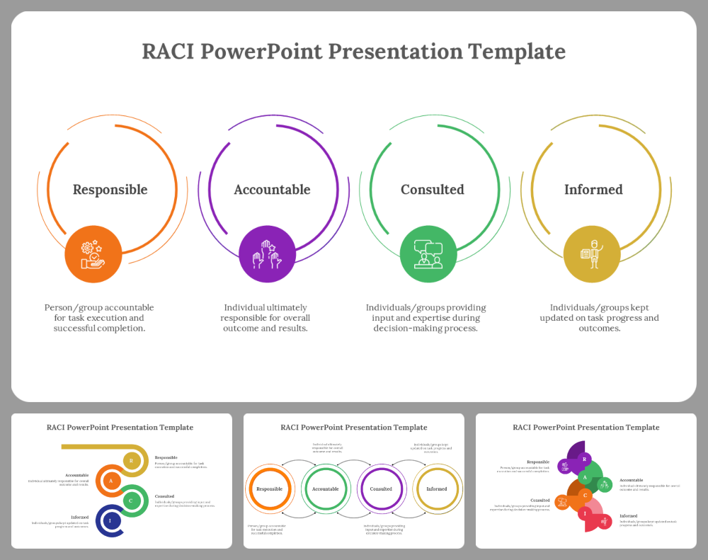 Editable RACI PPT Presentation And Google Slides Template