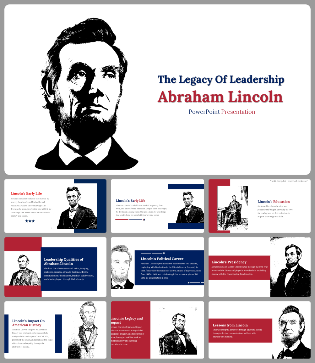 Abraham Lincoln PPT Template And Google Slides Themes