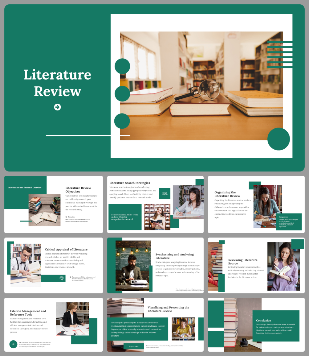 Literature Review PPT Presentations And Google Slides
