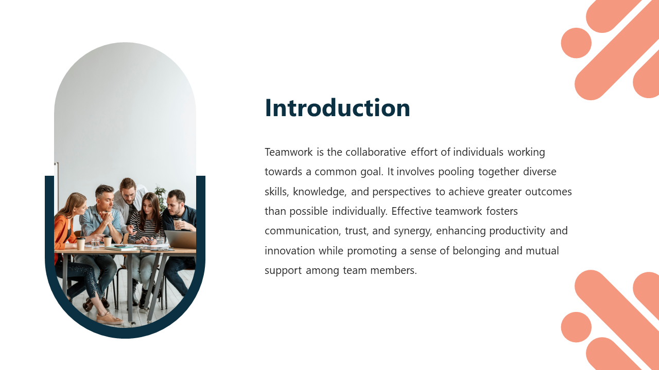 Instant Download Teamwork PPT And Google Slides Template