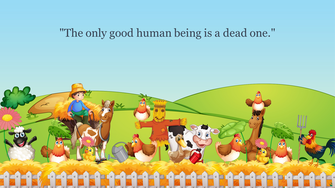Animal Farm PowerPoint Background And Google Slides Themes