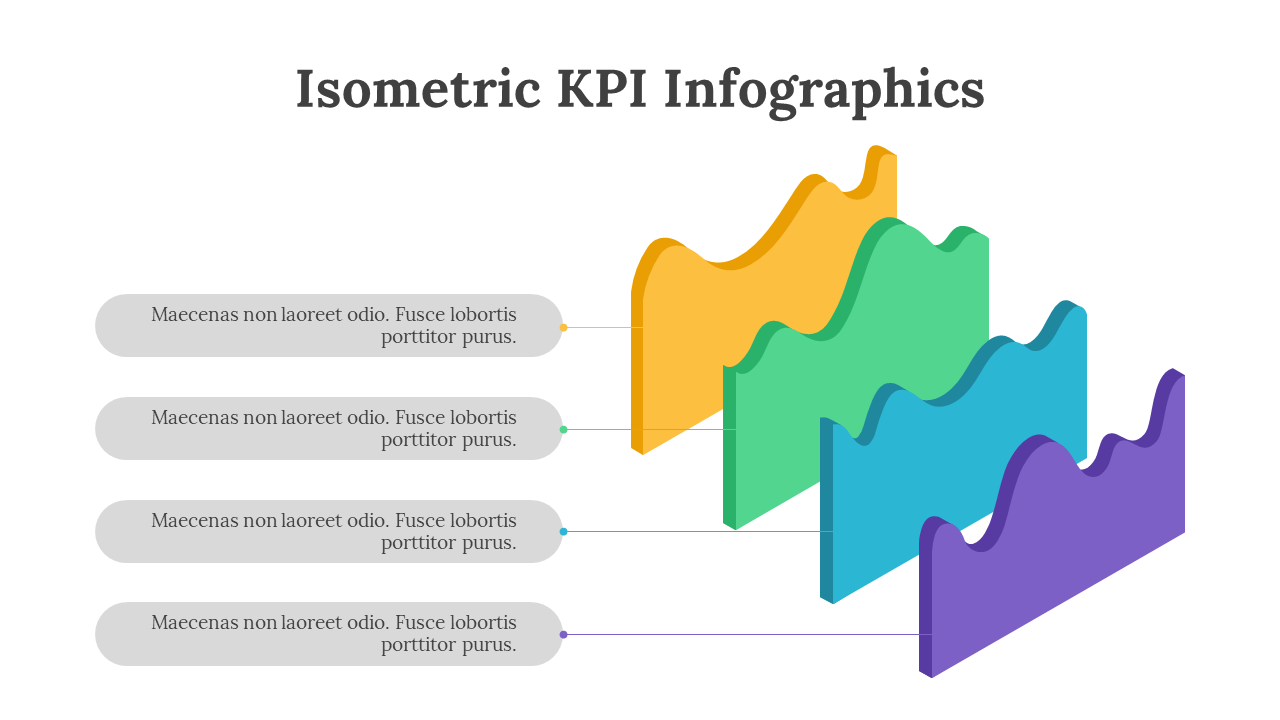 Isometric KPI Infographics PPT And Google Slides Themes