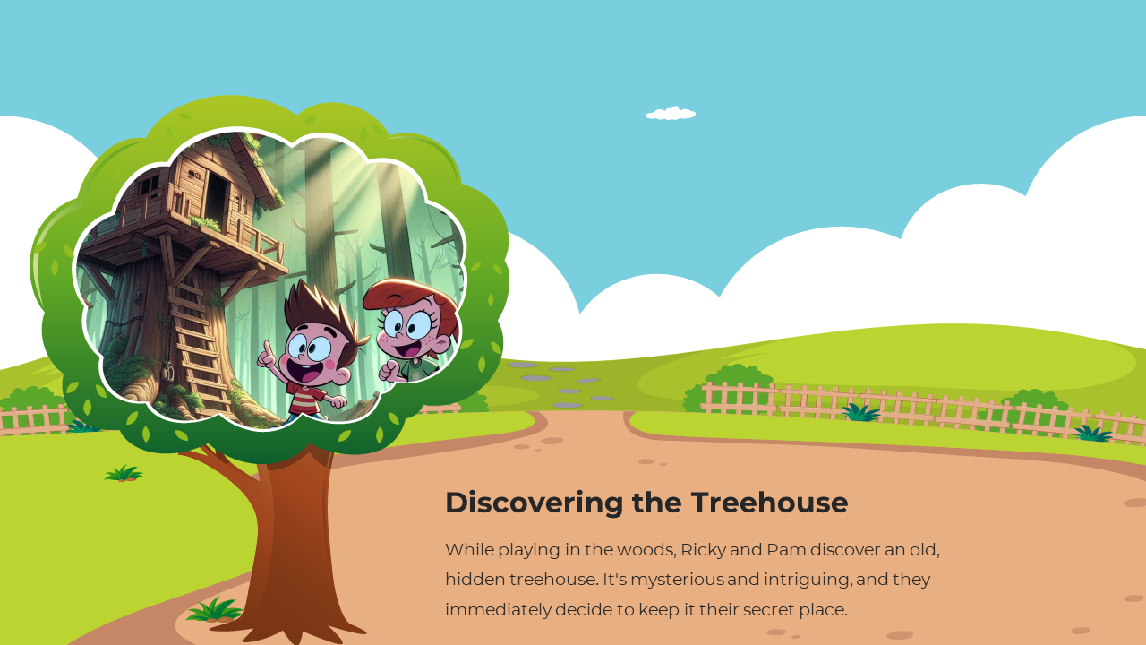 The Secret Treehouse Story PowerPoint And Google Slides