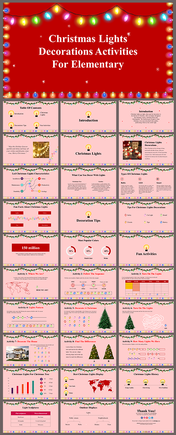 Christmas Lights For PPT and Google Theme Presentation