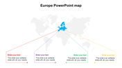 Premium Free Map Of Europe For PowerPoint Presentation