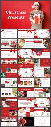 Festive Christmas Presentation Template for Celebrations