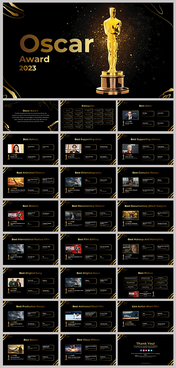 Hollywood PowerPoint Presentation Template and Google Slides