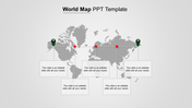 Use This Free Editable World Map PowerPoint Presentation