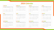 August PowerPoint Template - Calendar Design