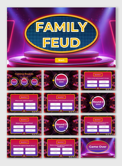 Download Family Feud PPT And Google Slides Templates