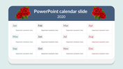 PowerPoint Weekly Calendar Template PPT For Presentation