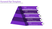 3D Shaped Pyramid Slide PowerPoint Presentation Template