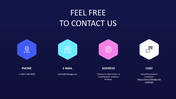 Best Contact Us PowerPoint Template Slide Presentation