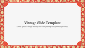 Vintage Floral PowerPoint And Google Slides Template