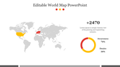 Use This Free Editable World Map PowerPoint Presentation
