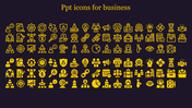 Free Icons For Presentations PowerPoint Template Slide