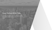 Try Our Red PowerPoint Presentation Template Slide Design