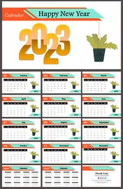 Use Our 2025 Calendar PowerPoint And Canva Templates