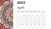 Free 2023 Calendar PowerPoint and Google Slides Templates