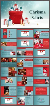 Free Christmas Jeopardy Game PPT Template & Google Slides