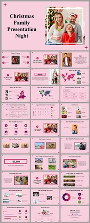 Christmas Wallpaper PowerPoint And Google Slides Templates