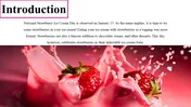 National Strawberry Ice Cream Day Google Slides Templates