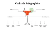 Shop Now! Cocktails Infographics PowerPoint Presentation