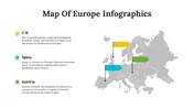 Editable Map Of Europe Infographics PowerPoint Presentation