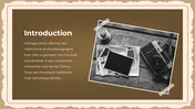 Vintage Photo Album Infographics PPT and Google Slides