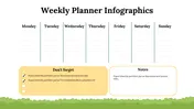 Weekly Planner Infographics PowerPoint And Google Slides