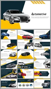 Automobile PPT Background Template and Google Slides