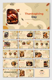 Thanksgiving Trivia Game 18 PowerPoint Google Slides
