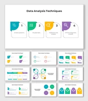 Data Analysis PowerPoint Template free and Google Slides