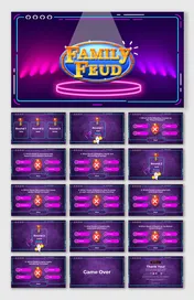 Family Feud PowerPoint And Google Slides Templates