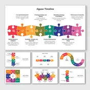 4x4 Puzzle Google Slides and PowerPoint Templates