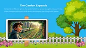 The Curious Garden Story PowerPoint And Google Slides