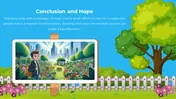 The Curious Garden Story PowerPoint And Google Slides
