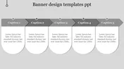 Banner Shape Template PowerPoint Presentation Slide