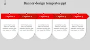 Banner Shape Template PowerPoint Presentation Slide