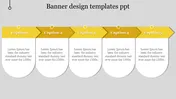 Banner Shape Template PowerPoint Presentation Slide
