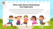 Calm Down Techniques For Pre K PowerPoint And Canva Slides