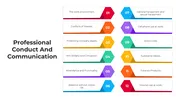 Professional Conduct And Communication PPT And Canva Slides